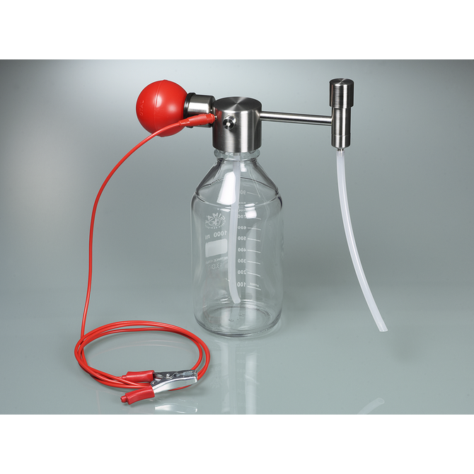 Mini solvent pump - Compact and precise - for safe filling of small quantities mm mm
